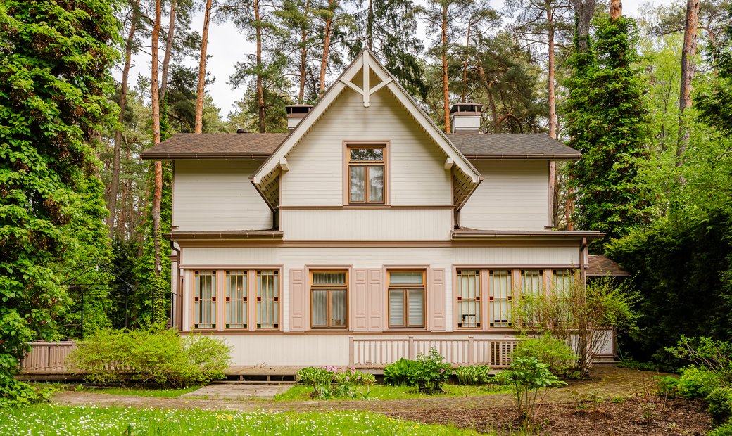 Cozy Family House And Wooden Architecture In Jurmala, Latvia In Jūrmala ...
