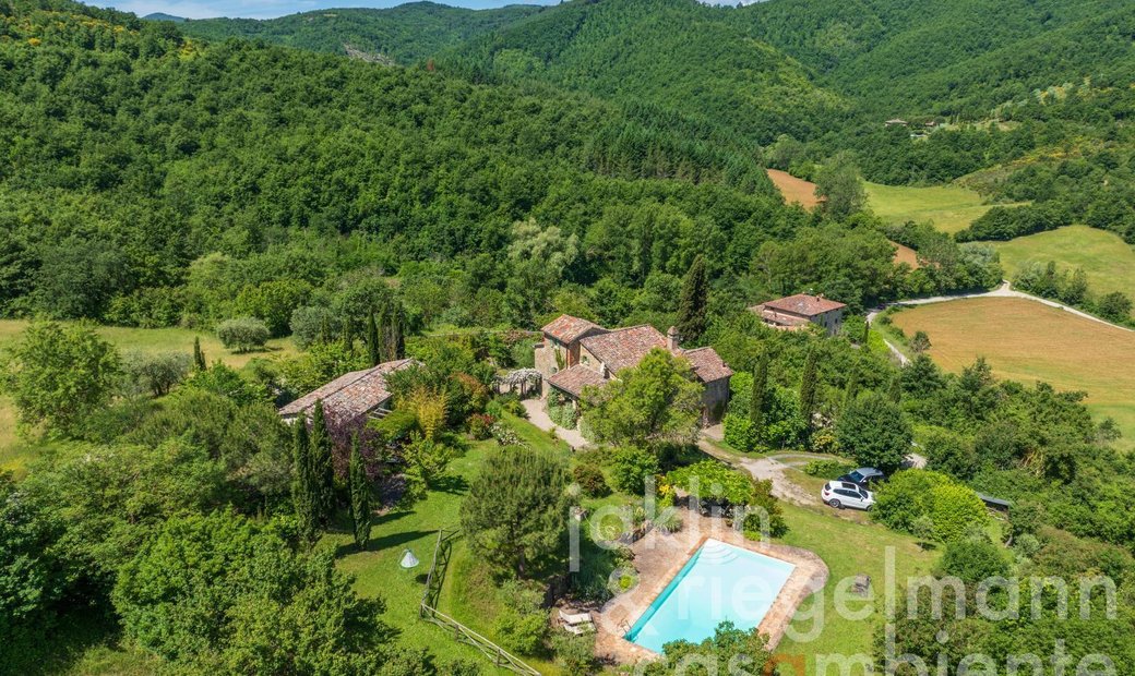 Renovated Country House With Pool, In Monte Santa Maria Tiberina ...