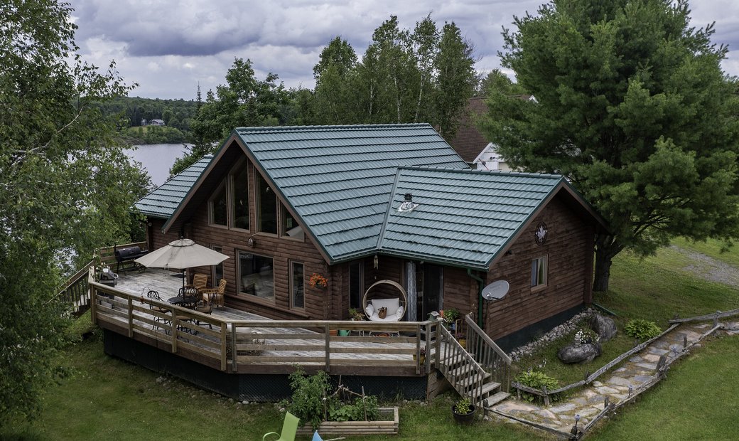 Stunning Moffat Lake Log Home In Mc Kellar, Ontario, Canada For Sale ...
