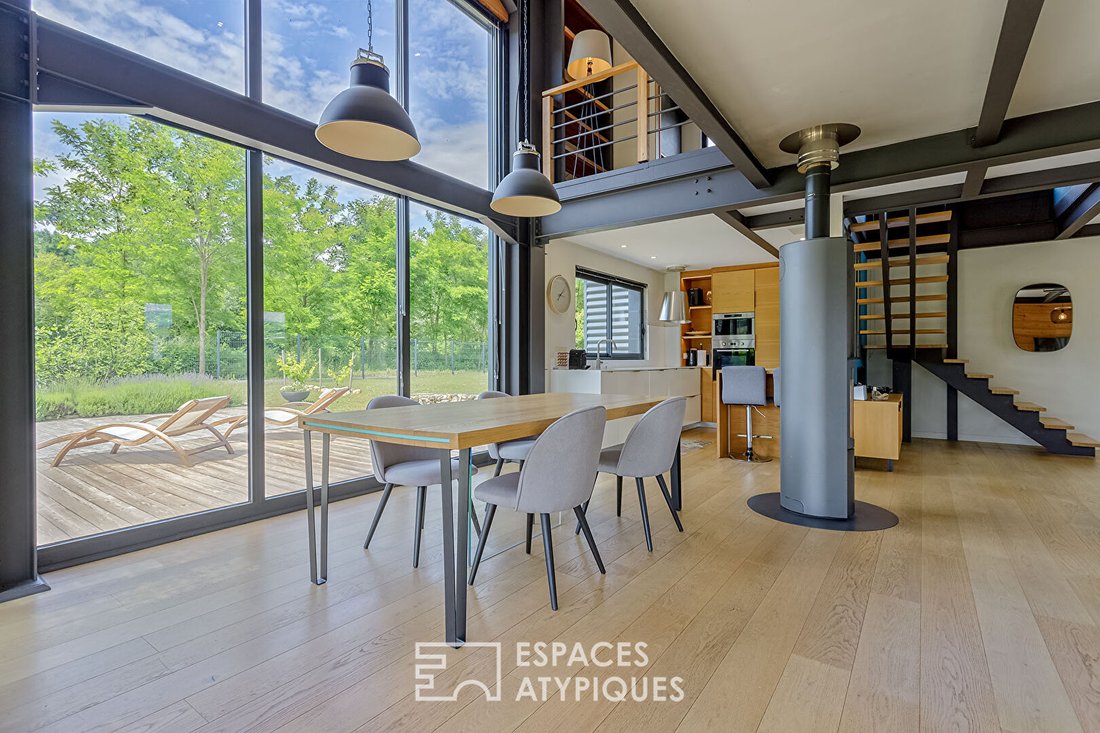 Contemporary With An Industrial Spirit In Vallieres Sur Fier, France ...