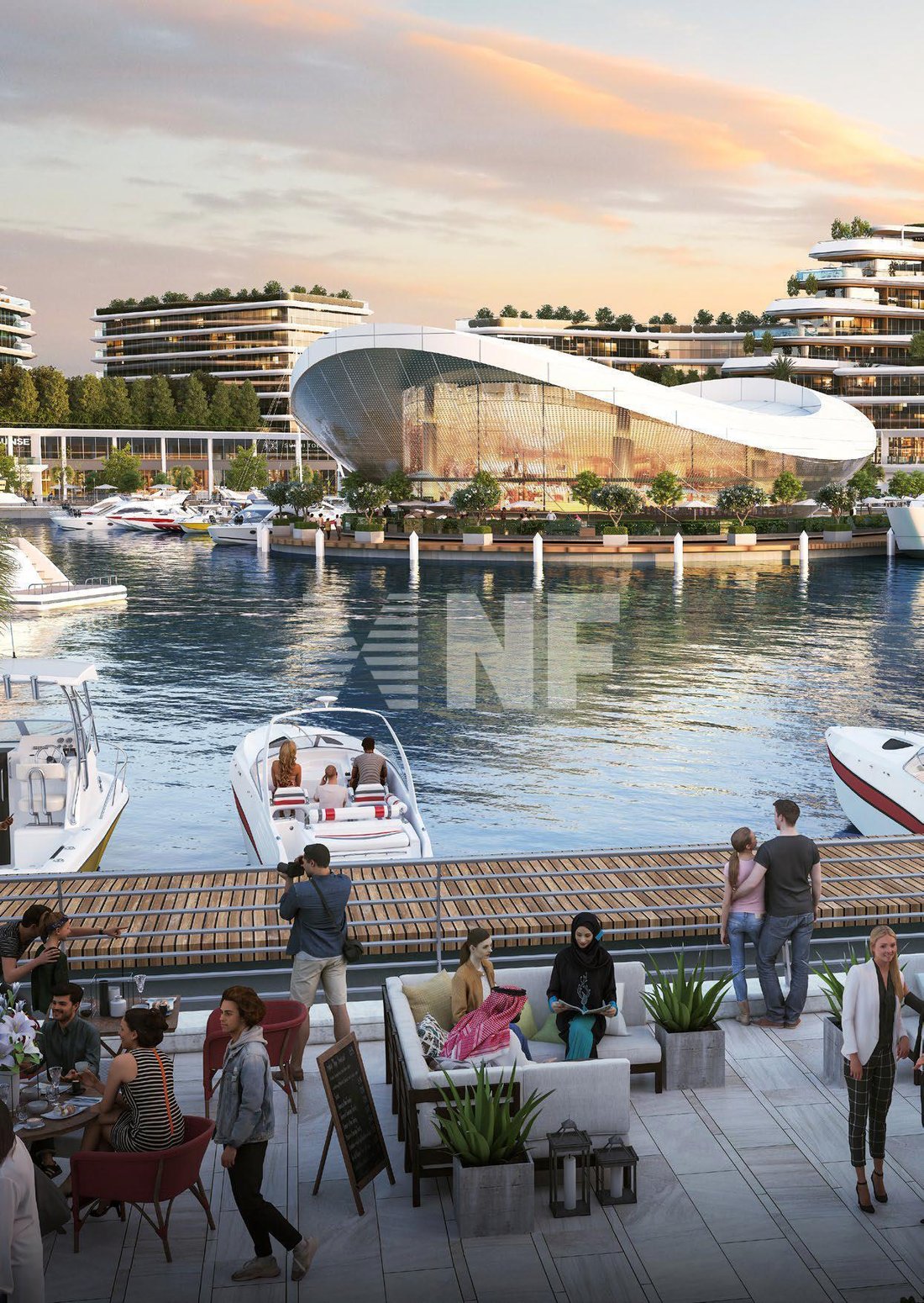 Siniyah Island In Al Seanneeah, Umm Al Quawain, United Arab Emirates ...