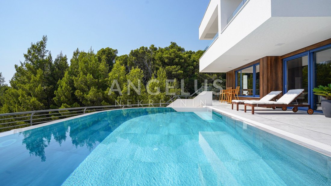 Makarska Riviera Luxury Villa In Baška Voda, Split Dalmatia County ...