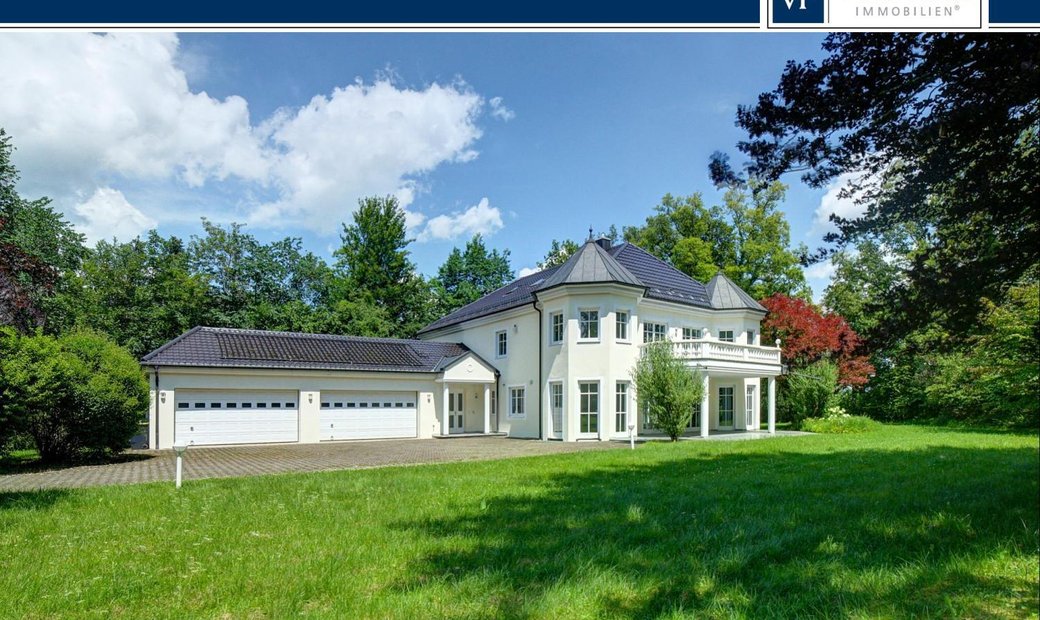 Exclusive Villa With Unique Architectural Style And In Icking, Bavaria ...