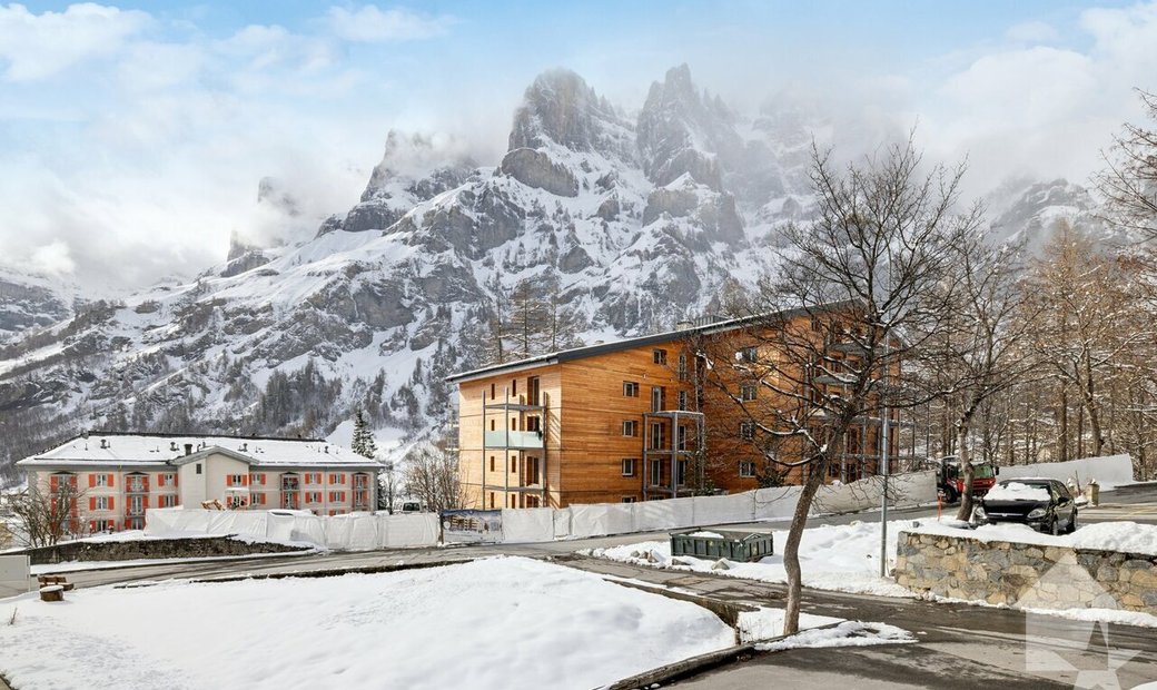 Splendid Studio Apartment With All Mod Cons In Leukerbad, Valais ...