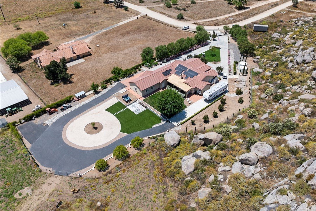 One Story Custom Built Ranch Estate In Hemet, California, United States ...