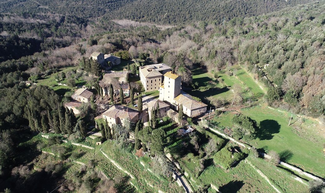 **The Village Of Gallena, Municipality Of Casole D'elsa In Tuscany ...