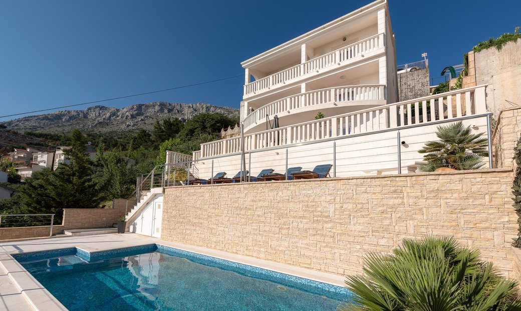 Omiš, A House With A Swimming Pool In In Borak, Split Dalmatia County ...