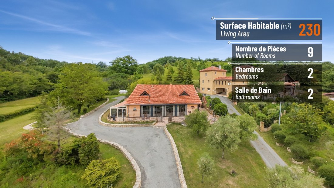 Sumptuous Estate With A View Of The Pyrenees In Mirande, Occitanie ...