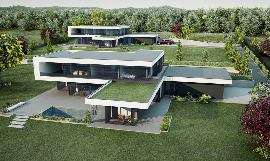 Contemporary Villa With Panorama In Budajenő, Pest County, Hungary For ...