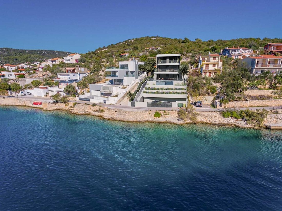 First Line Modern Luxury Villa In Vinišće, Split Dalmatia County ...