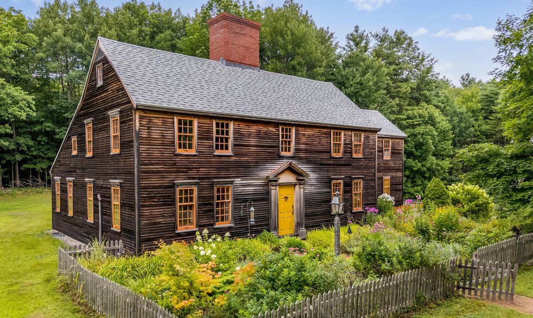 Reproduction Colonial Home On 25 Plus In Cumberland, Maine, United ...