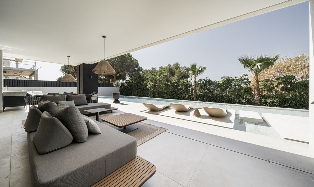 Villa Featuring Simple, Pure Lines, Spaciousness, In Marbella ...