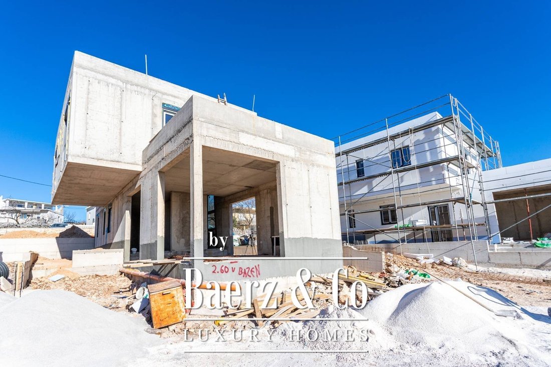 Seget, A Modern Villa With A In Seget Donji, Split Dalmatia County ...