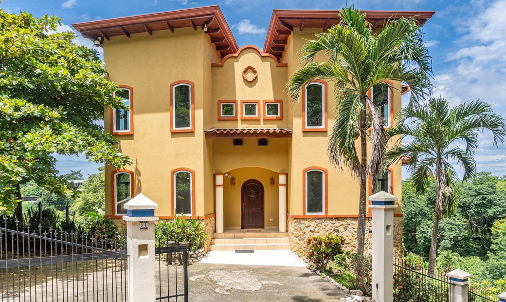 Stunning Custom Built Two Story Home In A Gated In Nandayure, Costa ...