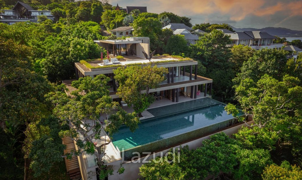 Villa Amarisa: Exquisite Clifftop Sanctuary On In Kamala, Phuket ...
