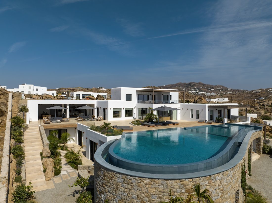 Top Brand New Luxury Villa Boasts Breathtaking In Mykonos, Aegean ...