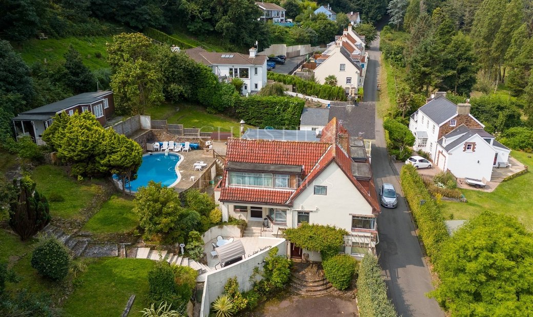 Sea View Property Overlooking Anne Port Bay In Jersey, St Lawrence ...