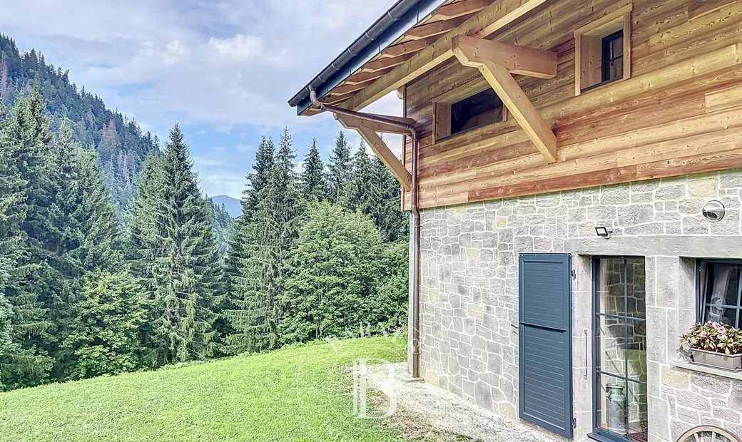 Essert Romand Alpine Chalet Of In Essert Romand, Auvergne Rhône Alpes ...