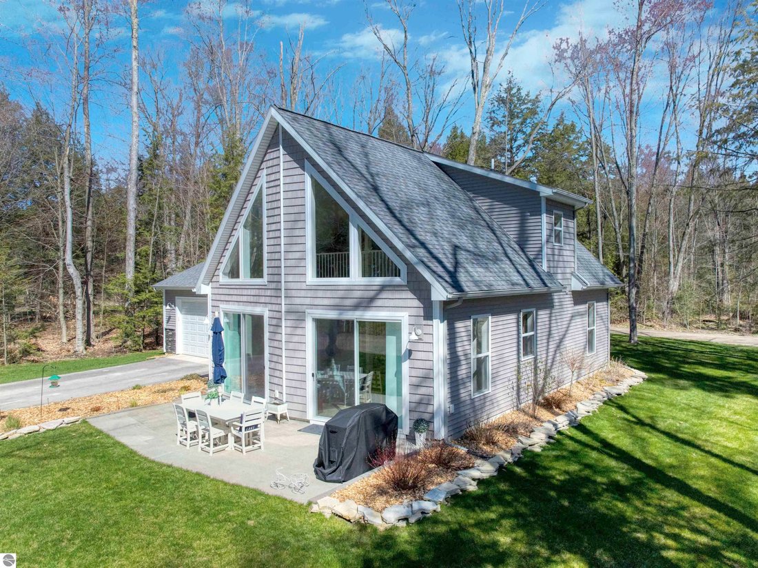 Incredibly Unique Waterfront Property On Duck In Grawn, Michigan ...