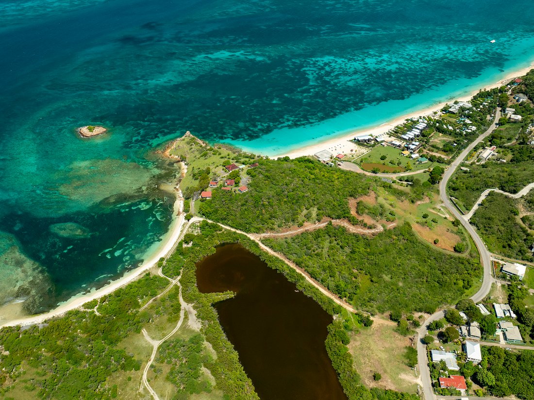 Johnsons Point Peninsula In Urlings, Saint Mary, Antigua And Barbuda ...