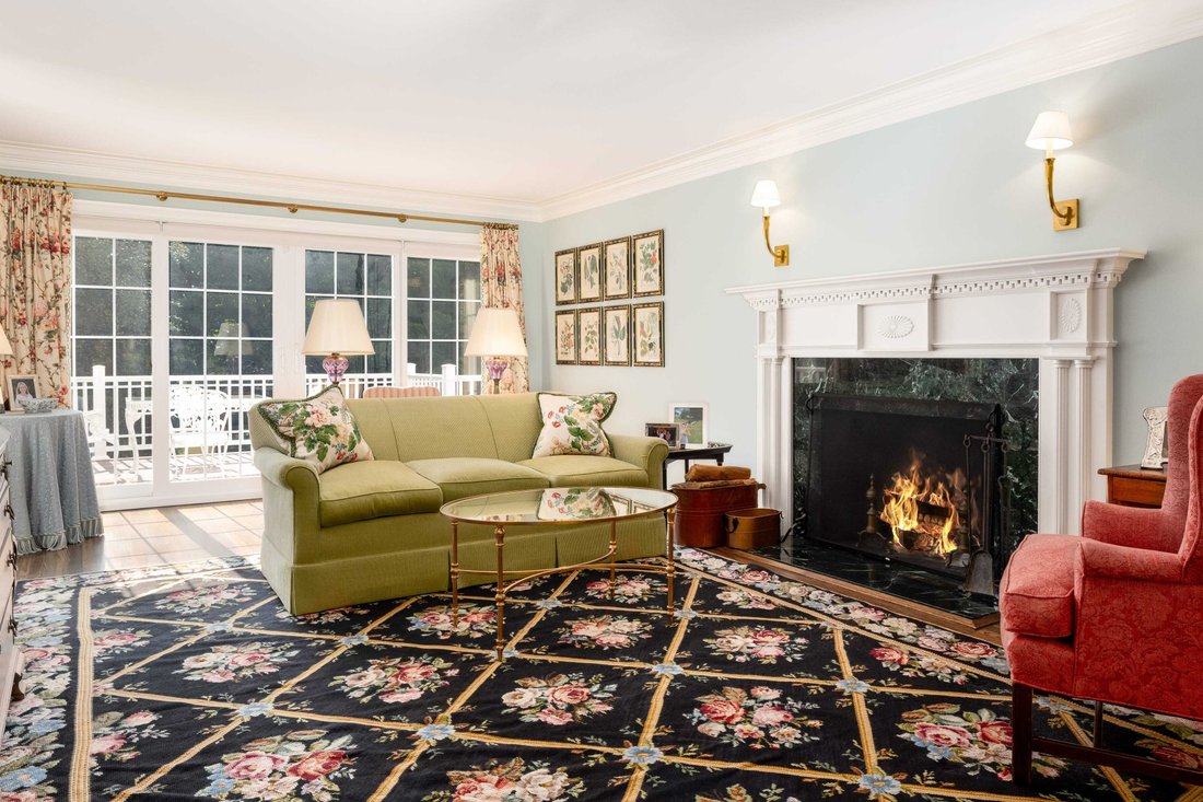 Beautiful Center Hall Colonial On A In Greenwich, Connecticut, United ...