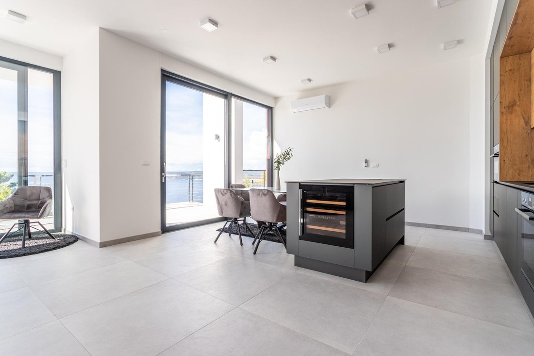 Brela, A Modern Villa With A Panoramic In Brela, Split Dalmatia County ...