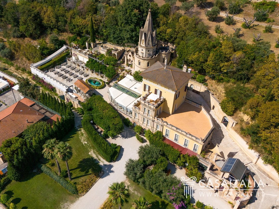 Historic Villa With Sea View, Private Church In Cupra Marittima, Marche ...