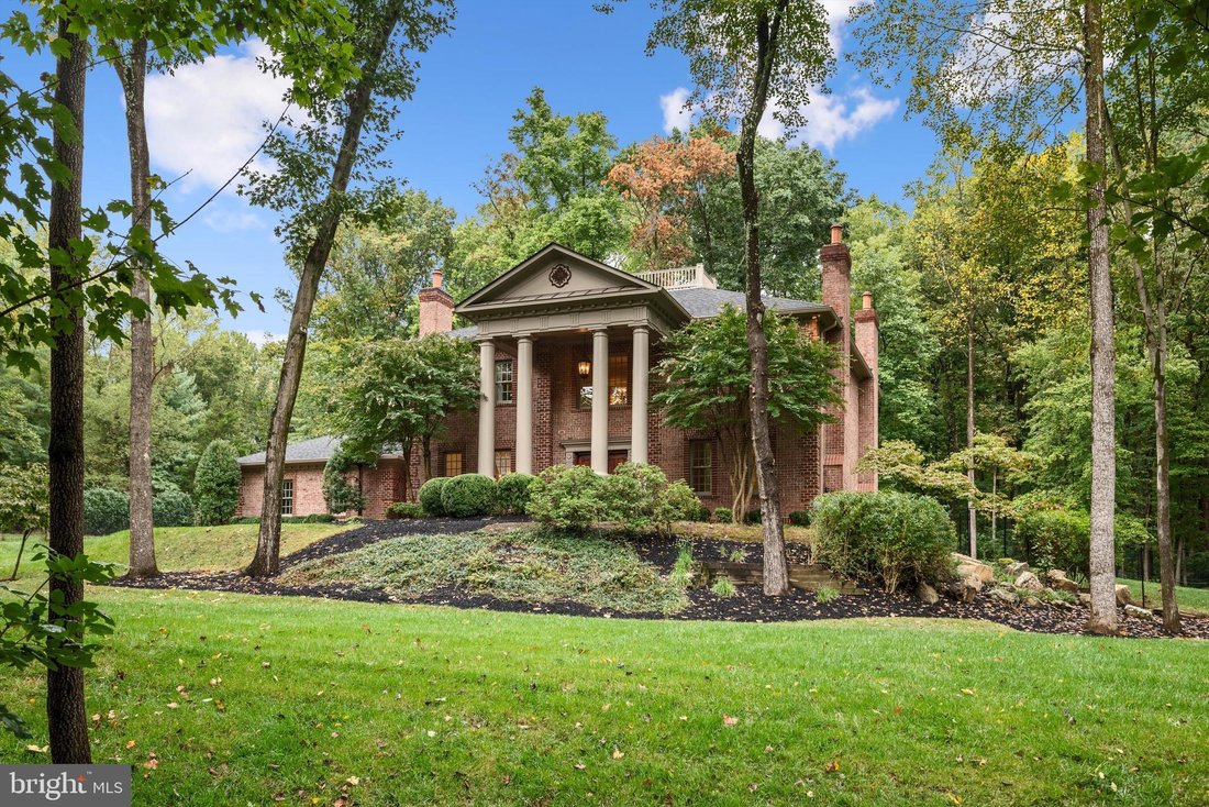 Stunning Custom Brick Georgian Colonial In Oakton, Virginia, United ...