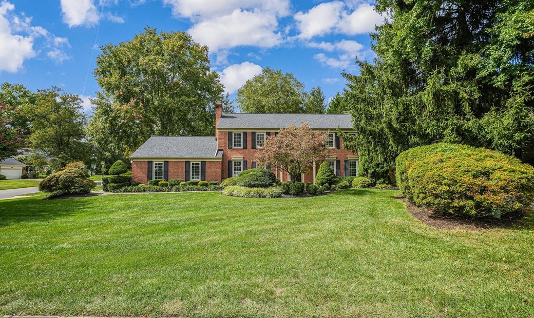 Quintessential Red Brick Colonial Home In Rockville, Maryland, United ...