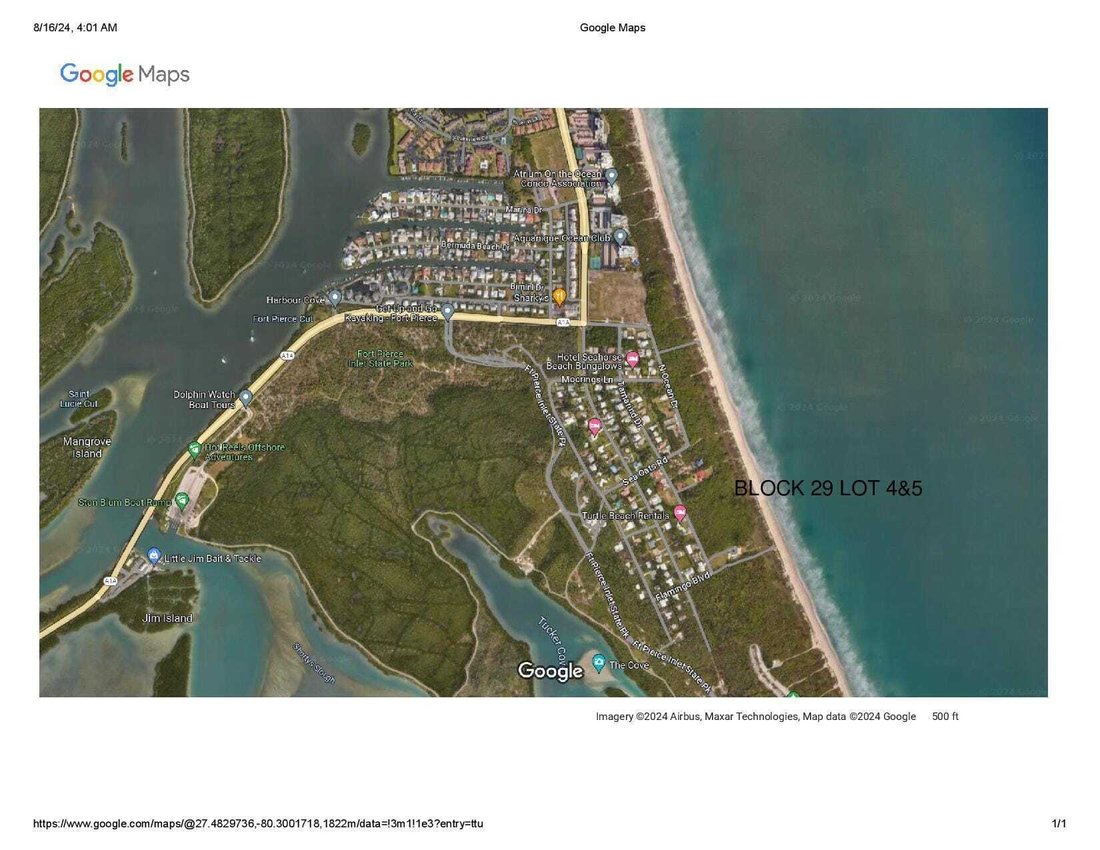 One Plus Acre Oceanfront Lot In Fort Pierce, Florida, United States For ...