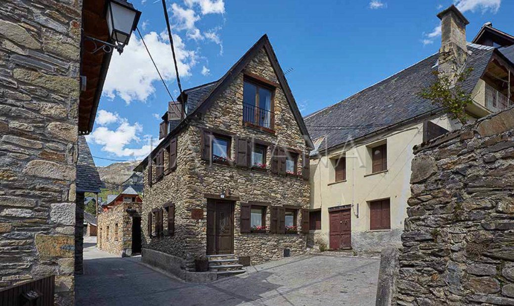 Tpical Aranese House Totally Reformed In Naut Aran, Catalonia, Spain ...