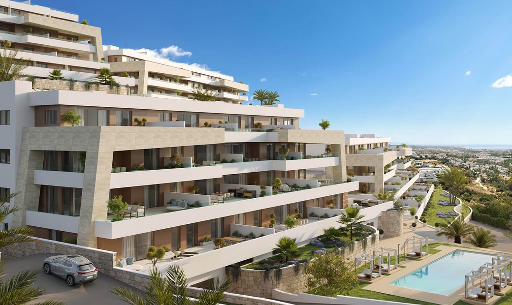 New Development, Estepona, Brand New Apartments, In Estepona, Andalusia ...