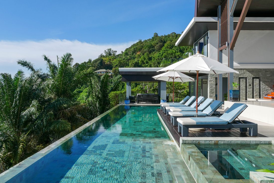 Modern Luxury Villa With Sunset Ocean View Kamala In Kamala, Phuket ...