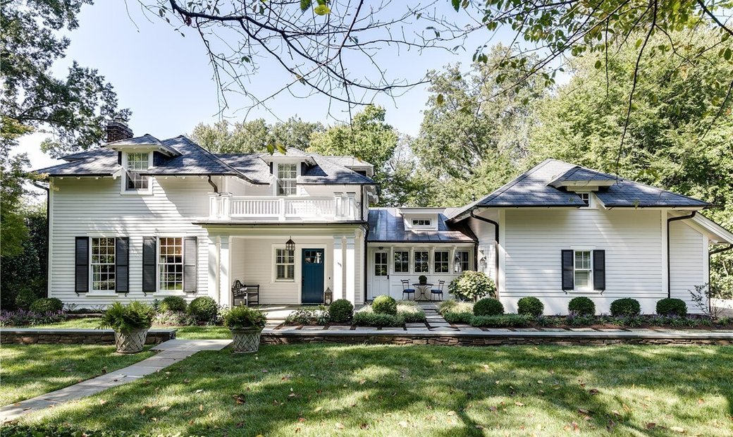 Stunning Farmhouse Steeped In Neighborhood In Richmond, Virginia ...
