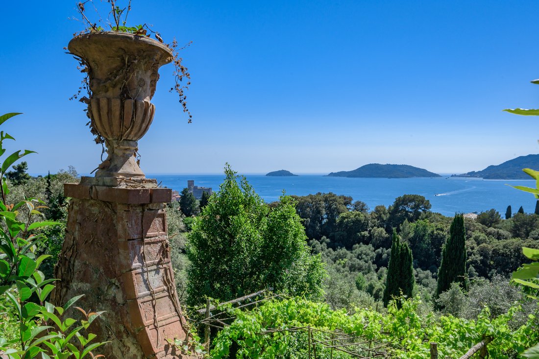 Historic Villa With Stunning Sea View In Lerici, Liguria, Italy For ...