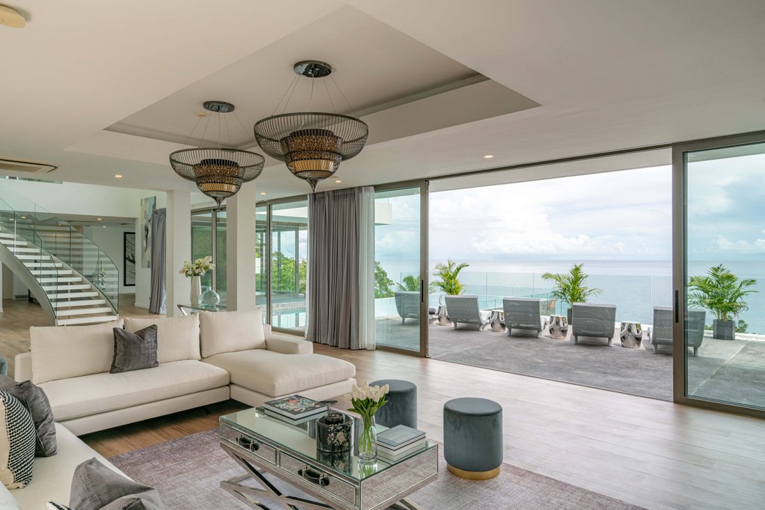 Upscale Modern Luxury Villa With Sunset Ocean View In Kamala, Phuket ...