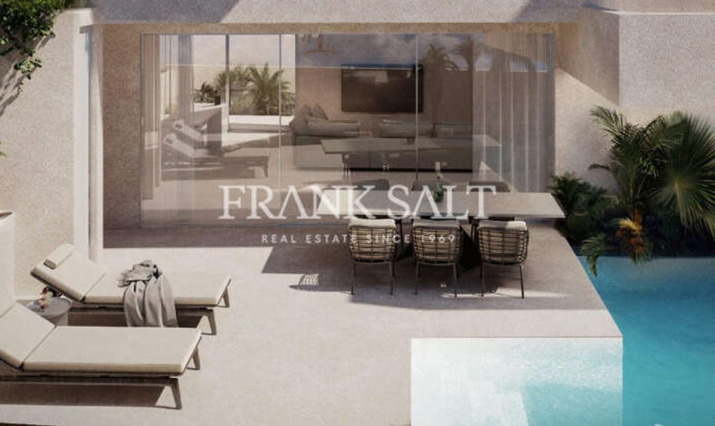 St Julians, Shell Form Semi Detached Villa In Saint Julian's, Malta For ...