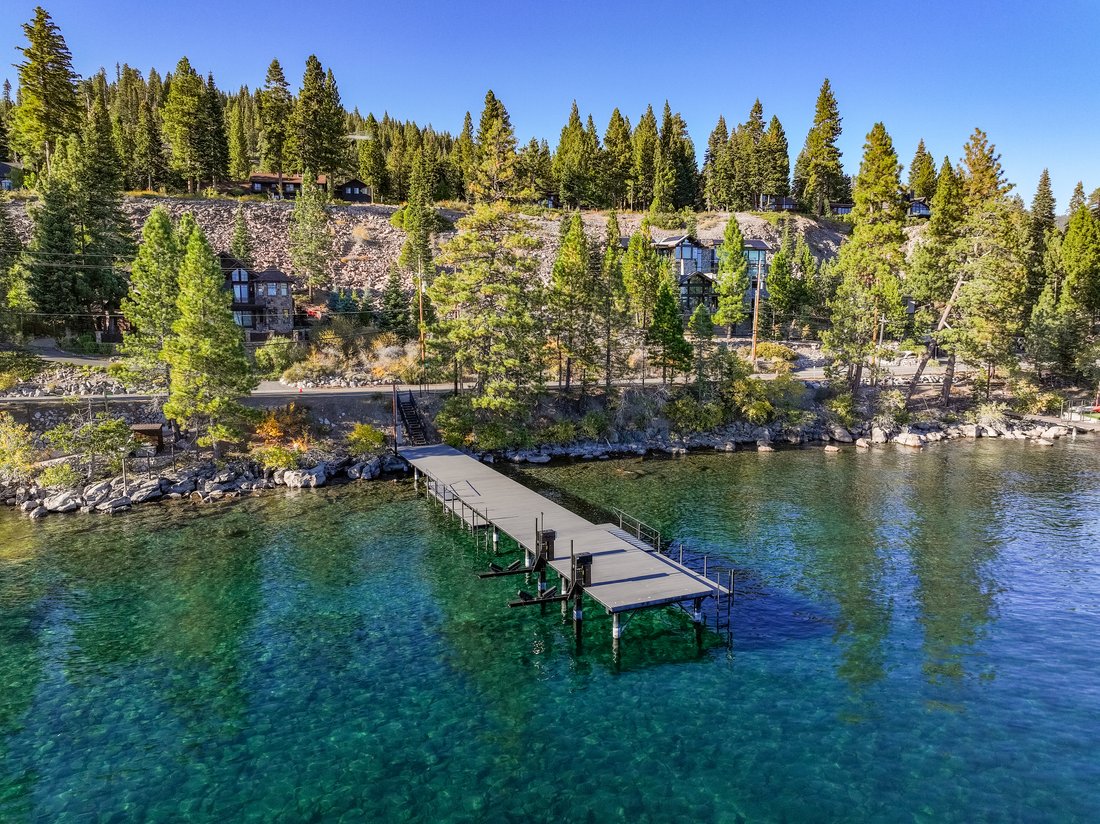 Lake Tahoe View With Shared Pier On In Carnelian Bay, California ...