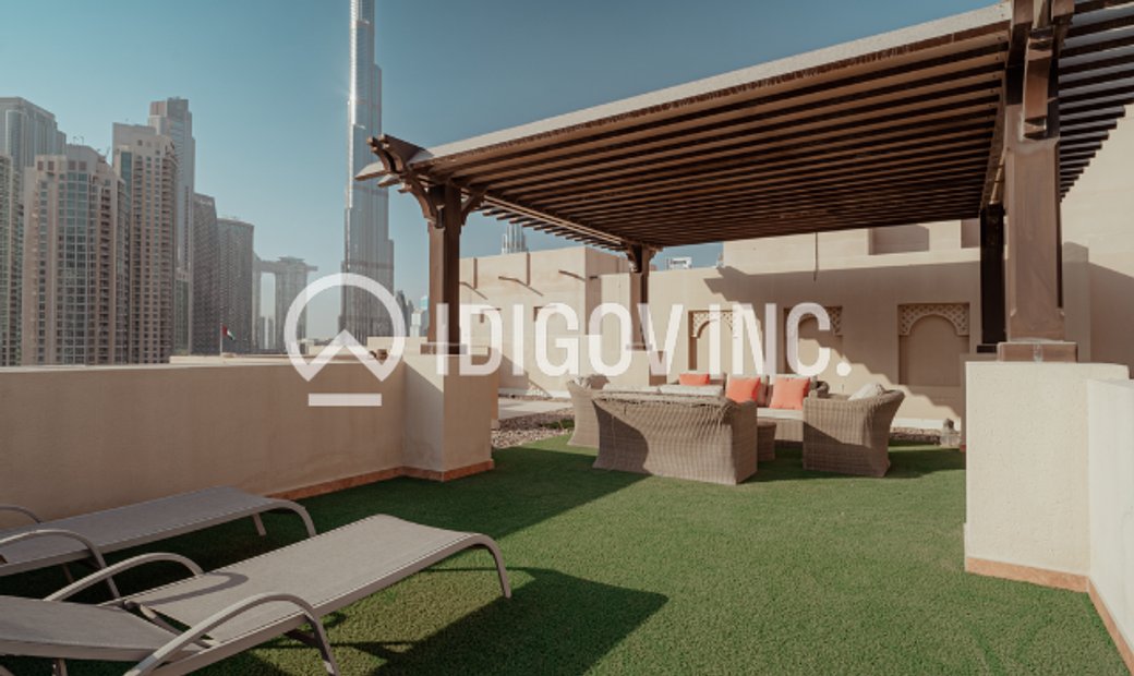 Spacious Duplex | Huge Terrace | Burj In Dubai, Dubai, United Arab ...