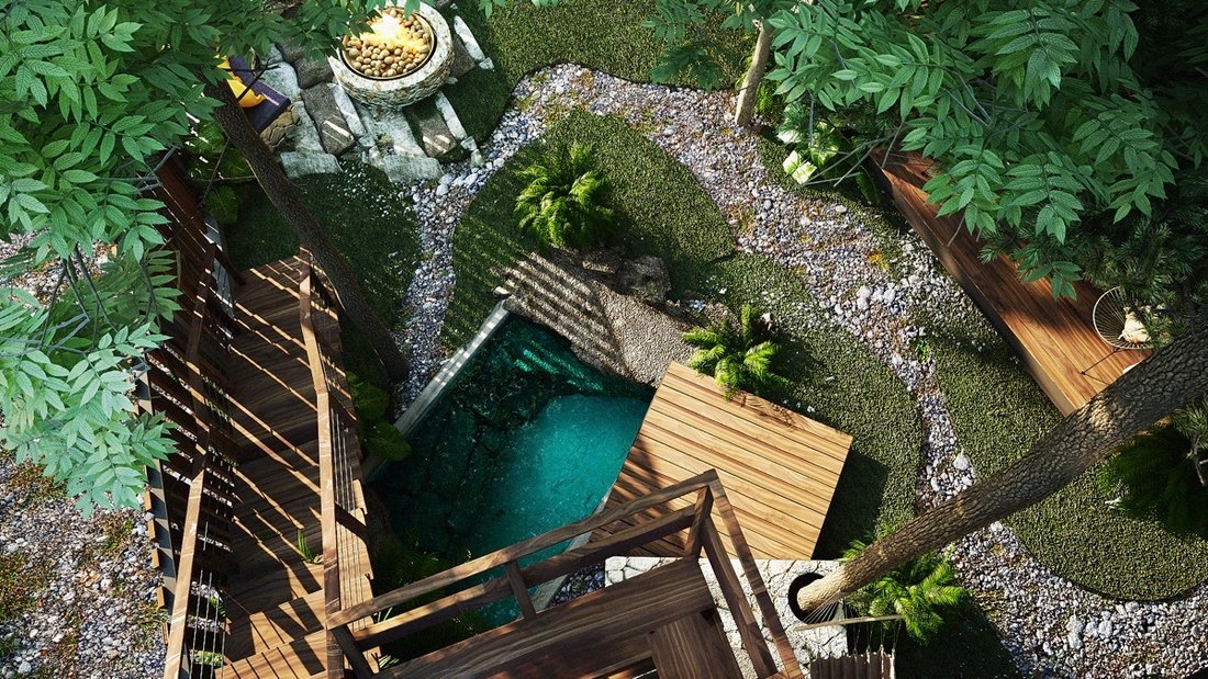 New Cabin Style Home With Detached Bungalow In Tulum, Quintana Roo ...