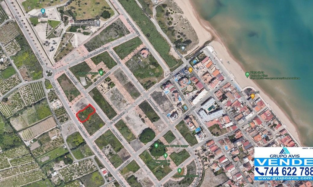 Piles Urban Plot In Playa De Piles, Valencian Community, Spain For Sale ...