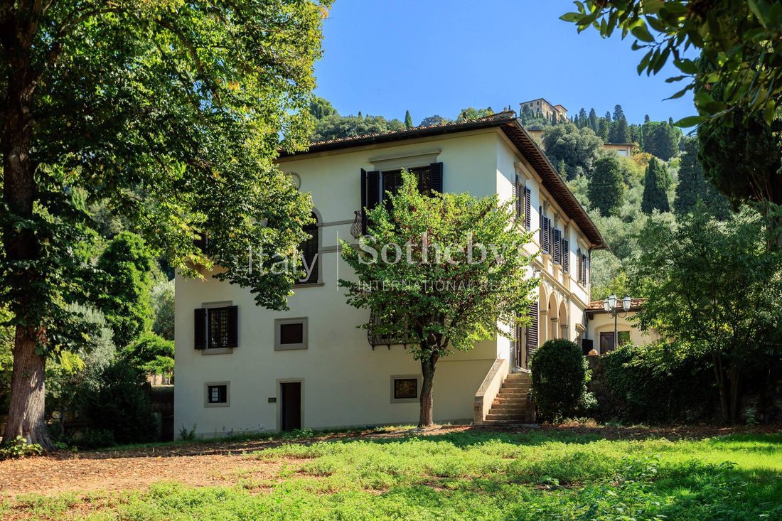Historic Villa On The Hills Of Fiesole In Poggio Gherardo, Tuscany ...