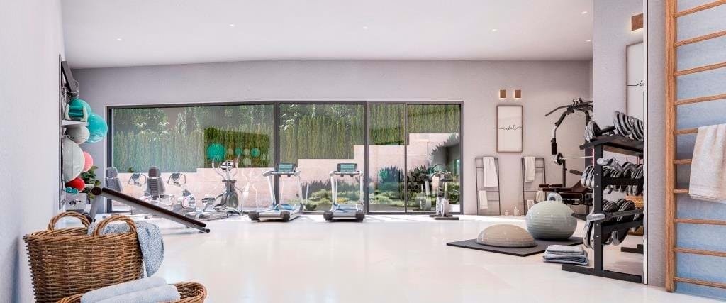 Por Encima De La Costa, Donde La Tierra Se Eleva In Marbella, Andalusia ...