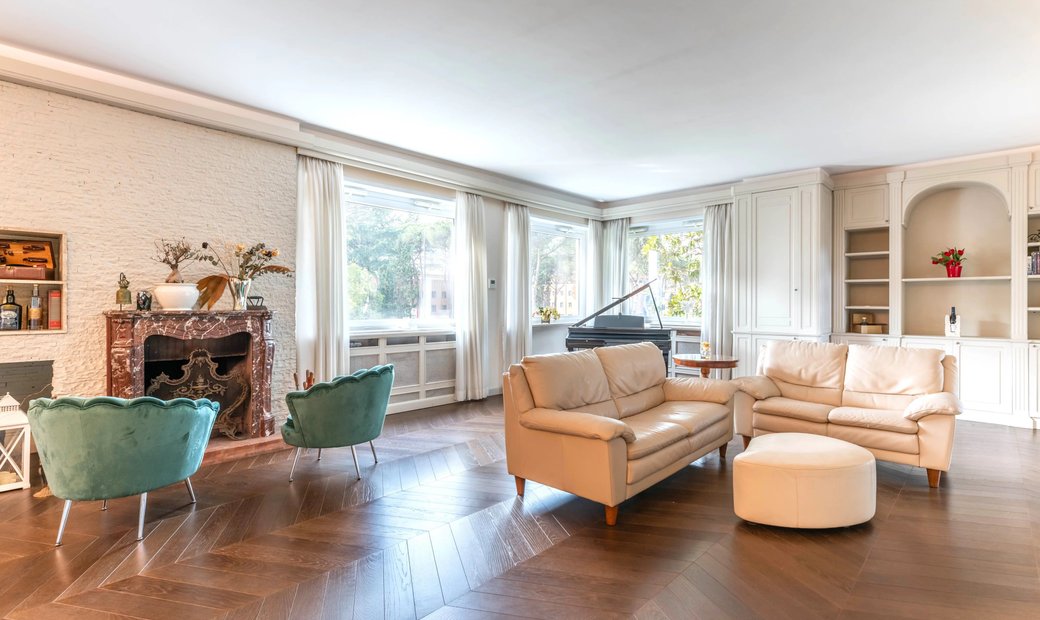 Renovated Flat With Panoramic Terrace In Rome, Lazio, Italy For Sale ...