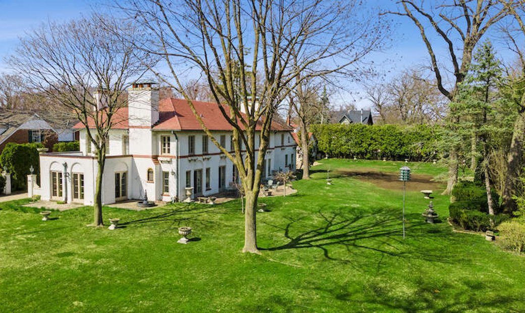 Six Bedroom Home On A Rare One Acre In Wilmette, Illinois, United ...