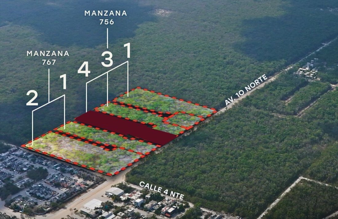 Terreno Multifamiliar De 10,613 M2, En Venta, In Tulum, Quintana Roo ...