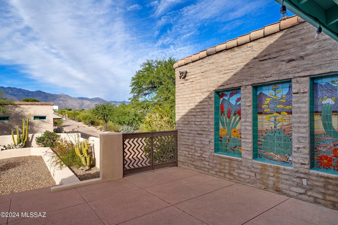 Special Courtyard Adobe Hacienda On Three In Tucson, Arizona, United ...