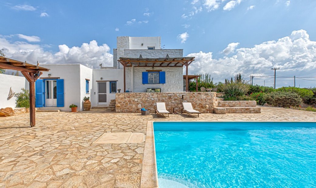 Wonderful Stone House With Pool In Pounta, Paros In Kampos, Greece For ...