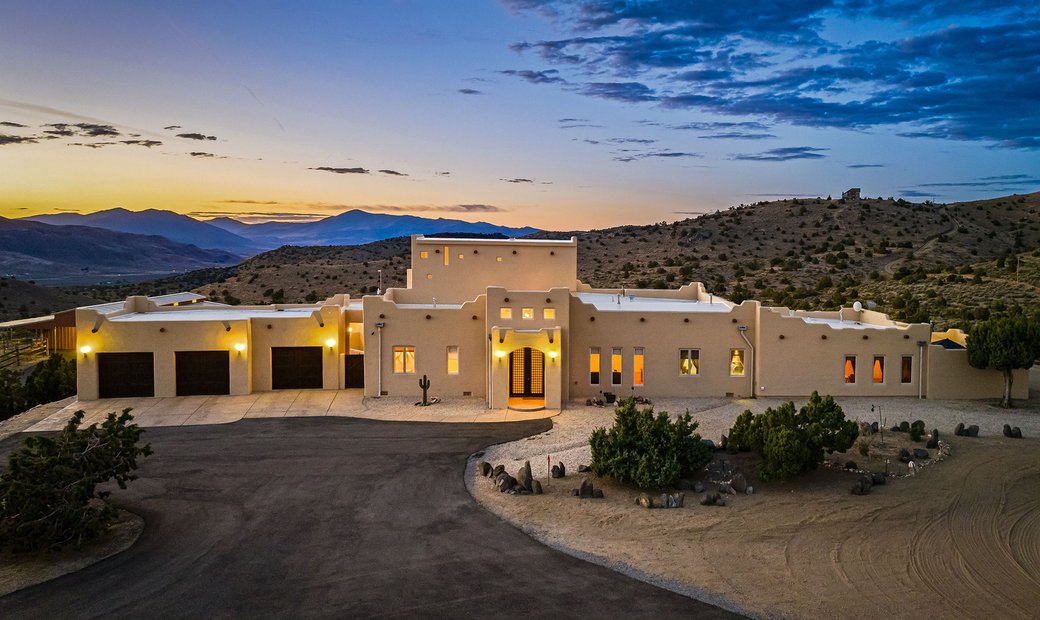 Pueblo Revival Ranch Estate Near Reno, Nv In Sparks, Nevada, United ...
