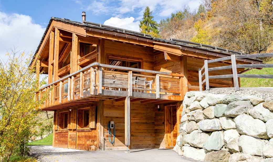 Magnificent New 3 Bedroom Chalet, 140 Sqm, Big In Nendaz, Valais ...